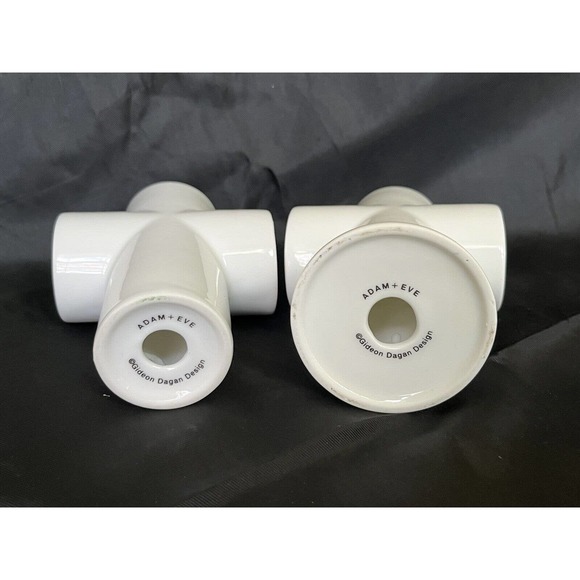 Gideon Dagan Designs | Accents | Minimalist Adam Eve White Porcelain ...